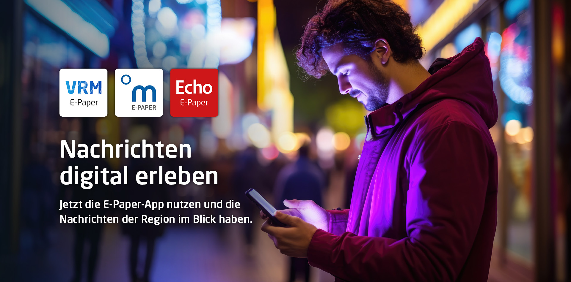 E-Paper-App Übersichtsseite